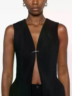 MUGLER Corseted Pierced Vest