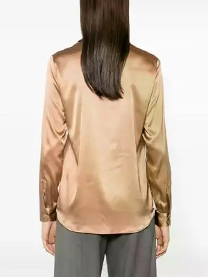 BLANCA VITA Satin Shirt