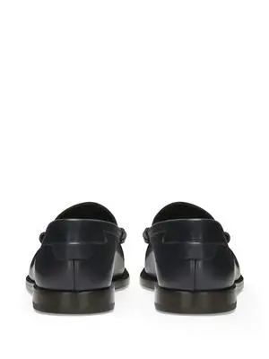 Dolce & Gabbana Logo-plaque Leather Loafers