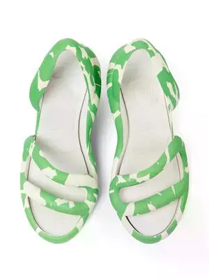 Camper Korabah 80mm Two-tone Sandals - Green