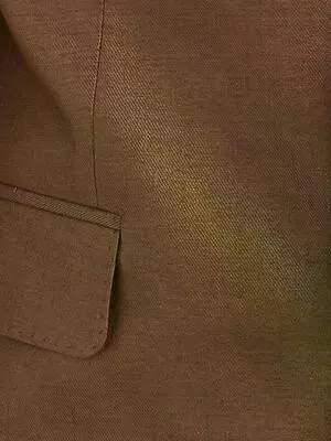 Brian Dales Single-breasted Blazer - Brown