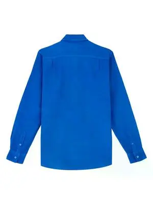 Vilebrequin Logo-embroidered Linen Shirt