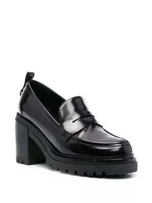 SERGIO ROSSI Joan 90mm Leather Loafers