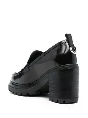 SERGIO ROSSI Joan 90mm Leather Loafers