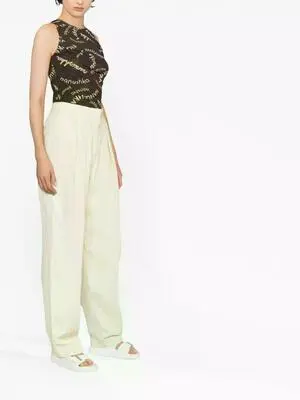 Stella McCartney High-waisted Pleated Trousers