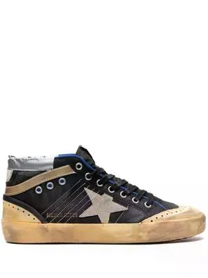 GOLDEN GOOSE Mid Star Sneakers - Black