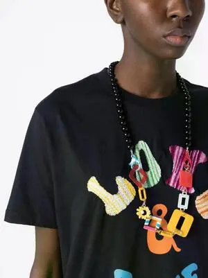AMIR SLAMA Floral Appliqué Necklace