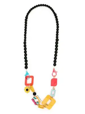 AMIR SLAMA Floral Appliqué Necklace