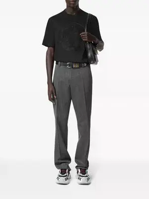 Versace Medusa-embroidered T-shirt