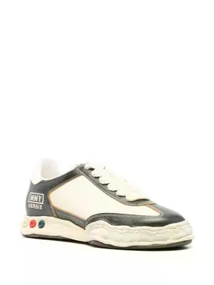 Mihara Yasuhiro Herbie Og Sole Leather Sneakers - Neutrals
