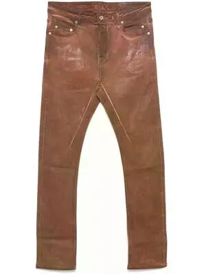 Rick Owens Detroit Cut Jeans - Brown