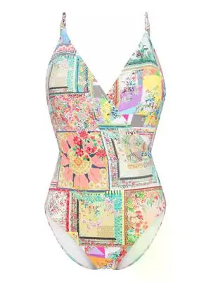 Johnny Was Fleur Swimsuit - Neutrals