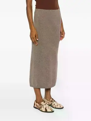 Kristensen Du Nord Cashmere Knitted Midi Skirt