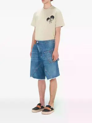 JW Anderson Twisted Denim Shorts
