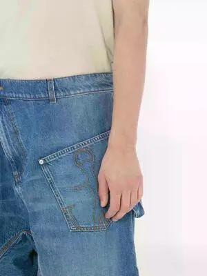 JW Anderson Twisted Denim Shorts