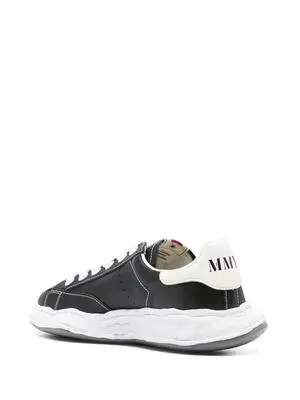 Mihara Yasuhiro Charles Lace-up Leather Sneakers - Black
