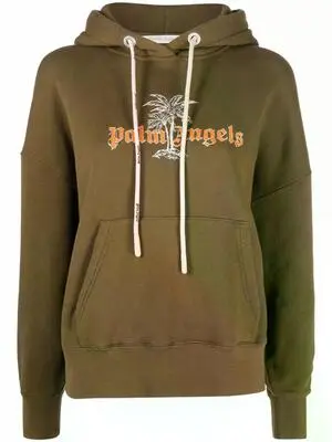 Palm Angels Drawstring Sweatshirts Hoodies For Women