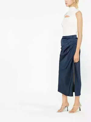 Simkhai Easton Cut-out Ribbed Top