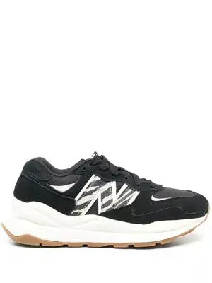 NEW BALANCE Zebra Print Low-top Sneakers - Black