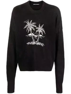 Palm Angels Printed Sweaters For Men