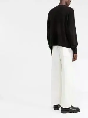 Palm Angels Palm Tree Print Linen Jumper