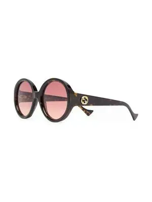 Gucci Interlocking G Round-frame Sunglasses