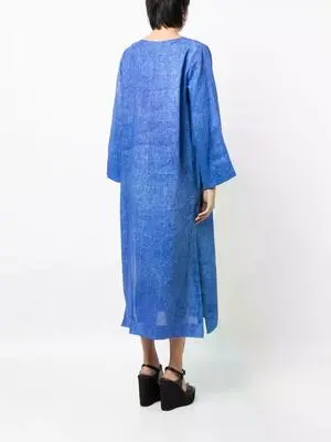 BAMBAH Lace-front Linen Kaftan