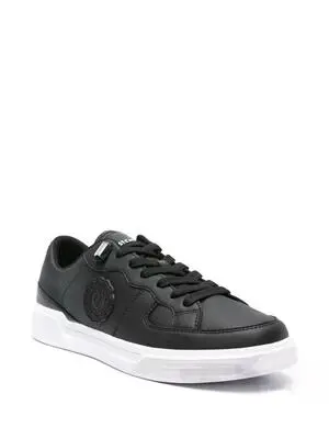 Just Cavalli Logo-patch Leather Sneakers