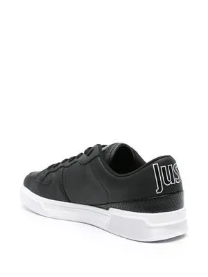 Just Cavalli Logo-patch Leather Sneakers
