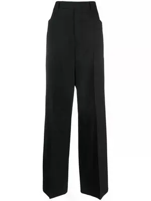 Rick Owens Tailored Pressed-crease Trousers