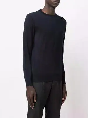 Canali Fine-knit Merino Wool Sweater