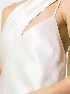 Michelle Mason Drape-panel Silk Gown