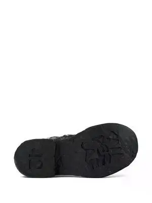 Camper Vámonos Crocodile-effect Ankle Boots