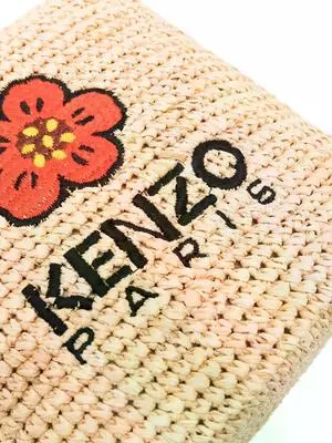 Kenzo Boke Flower Raffia Crossbody Bag