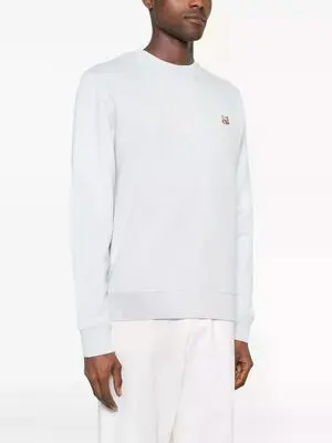 Maison Kitsuné Fox Head-patch Sweatshirt - Blue