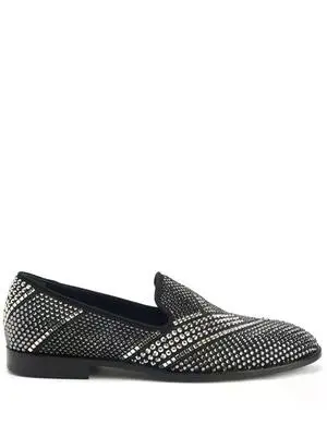 GIUSEPPE ZANOTTI Raimond Crystal-embellished Loafers