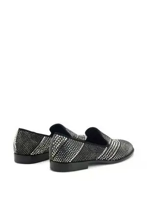 GIUSEPPE ZANOTTI Raimond Crystal-embellished Loafers