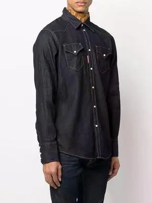 Dsquared2 Dark-wash Denim Shirt