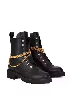 GIUSEPPE ZANOTTI Alexa Chain-detail Boots