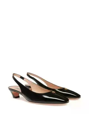 Bally Sylt 45mm Slingback Leather Pumps