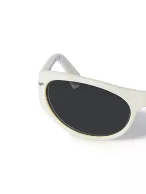Off-White Napoli Round-frame Sunglasses - Neutrals