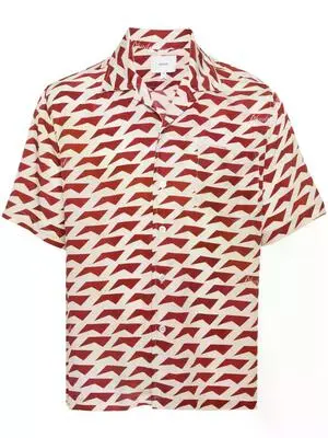 Rhude Geometric-pattern Silk Shirt