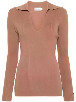 Calvin Klein Collared Sweaters For Women