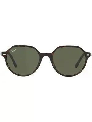 Ray-ban Thalia Round-Frame Sunglasses Green