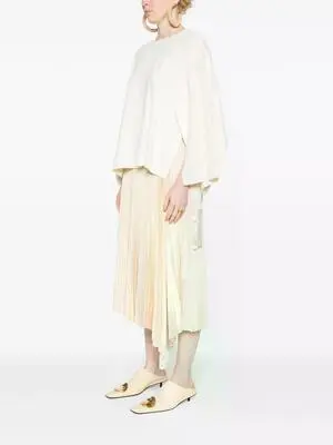 Erika Cavallini Open-sleeve Cady Blouse - White