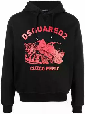 Dsquared2 Logo-print Cotton Hoodie