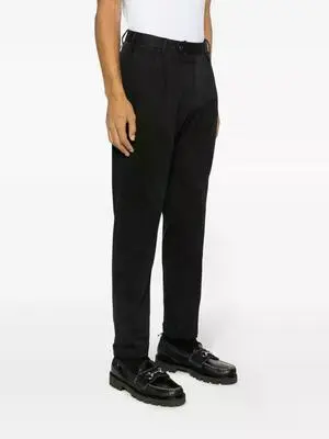 DELL'OGLIO Cotton-blend Tapered Trousers