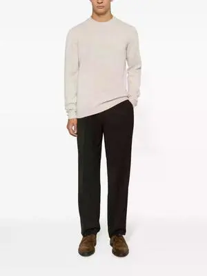 DRUMOHR Crew-neck Cashmere Jumper - Neutrals