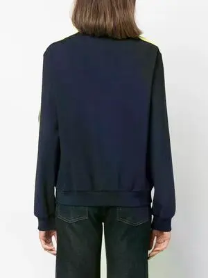 Tory Burch Side Stripe Detail Sweatshirt - Blue