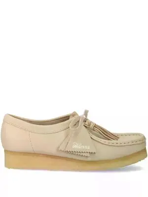 Clarks Wallabee Leather Loafers - Neutrals